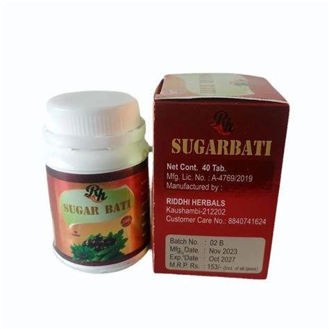 Sugar Bati Diabetic Control Tablet At ₹ 153bottle Diabetic Herbal