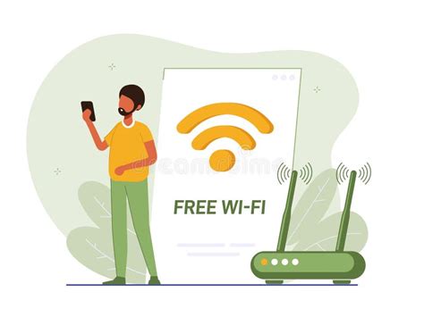 Concept Of Mobile Network Wireless Internet Connection Technology