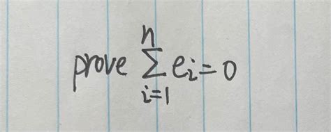 Solved prove i 1nei 0Suppose ϵi is a sequence of n Chegg