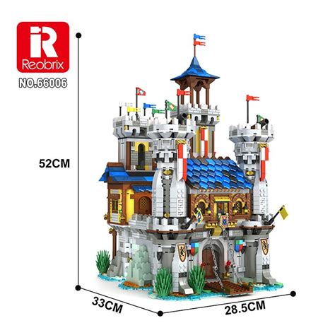 Reobrix 66006 Golden Lion Castle With 2722 Pieces Mould King