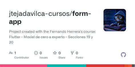 Github Jtejadavilca Cursosform App Project Created With The