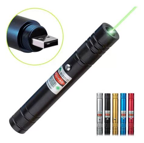 Linterna Láser De Carga Usb 710 Enchufable Luz Roja Y Verde Mercadolibre