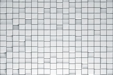 Premium Photo 3d Rendering Of A White Abstract Geometric Pattern
