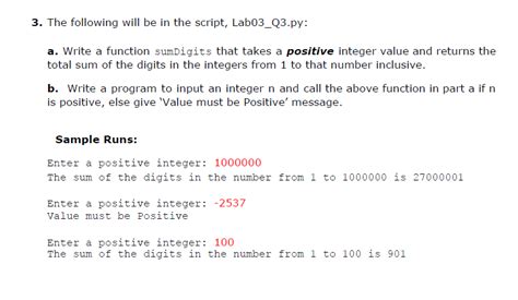 Solved For Each Of The Functions Below You Should Include A Chegg