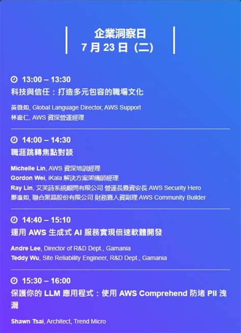 Ted Wu On Linkedin 723 1440 1510 2024 Aws Summit Glad To Say That I Will Have A Short