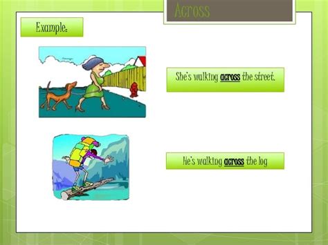 Preposition Across And Between