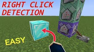 RIGHT CLICK DETECTION In Minecraft Tutorial Doovi