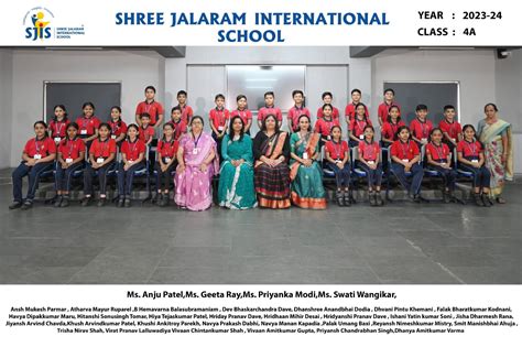 Class 4a Shree Jalaram International School