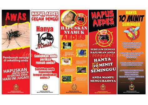 Belog Design Cik Putput Banting Dan Banner Denggi