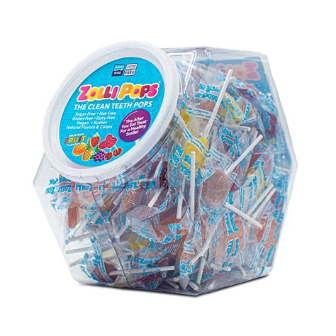 Zollipops Clean Teeth Lollipops Anti Cavity Sugar Free Candy In Assorted Flavors