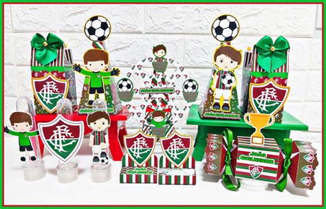 Kit Festa Fluminense 62 Itens Elo7 Produtos Especiais