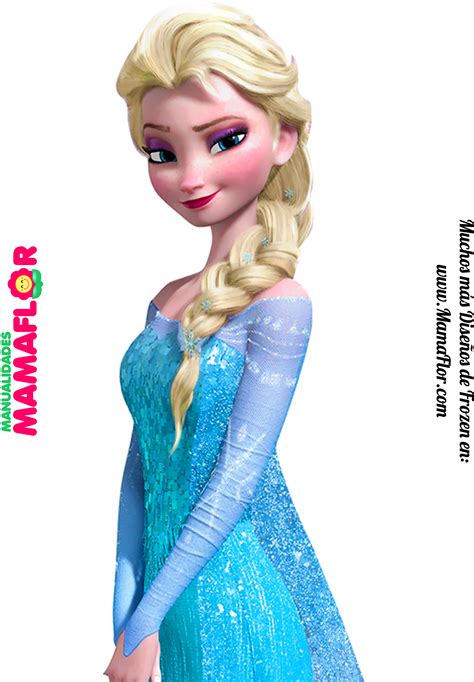 Molde Elsa De Frozen Centro De Mesa Parte 12