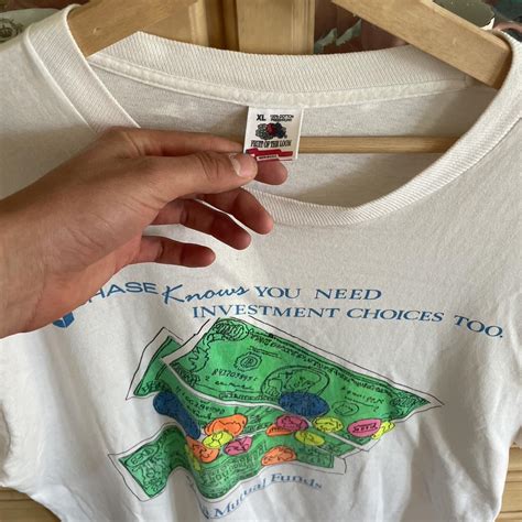 Vintage 90s Chase Bank Tee Shirt Size Xl Great Depop