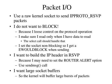 More On Rsvp Implementation Ppt Download