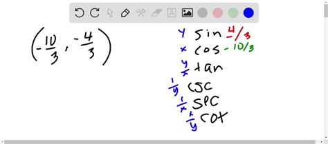 SOLVED The terminal side of an angle θ in standard position passes