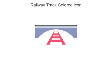 railway track colored icon in powerpoint pptx png and editable eps format