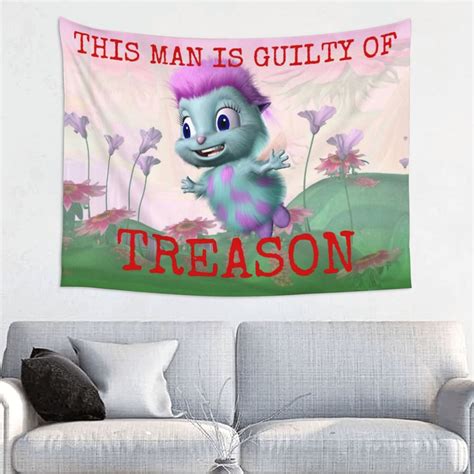Bibble Wall Tapestry Anime Poster For Bedroom Aesthetics Funny Room Decor Flag Wall Hanging For