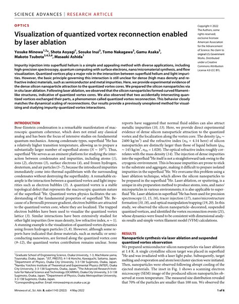 Pdf Visualization Of Quantized Vortex Reconnection Enabled By Laser
