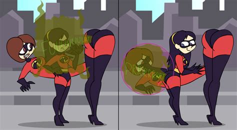 Rule 34 2girls Animatedjames Ass Ass In Face Butt In Face Elastigirl