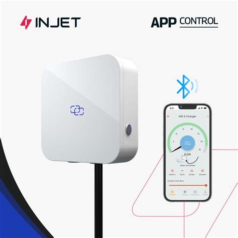 Injet AC 32A Wallbox Single Phase Three Phase RFID Card EV Charger Type