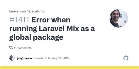 Error When Running Laravel Mix As A Global Package · Issue 1411
