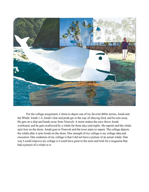 Discussion Thread Collage Assignment ARTS 105 For The Collage