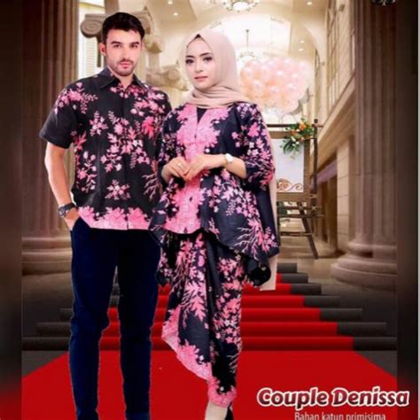 Jual Couple Shofia Estetika Brokat Couple Modern Batik Couple