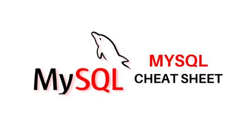 Download Mysql Cheatsheet Pdf Buggy Programmer