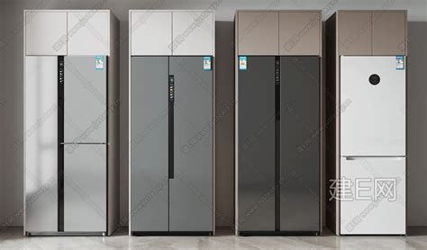 现代冰箱模型su模型下载 Id101797541 建e室内设计网