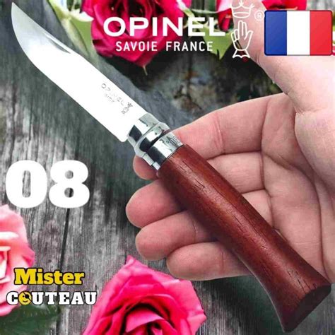 Couteau Opinel 08 Padouk Lame Inox