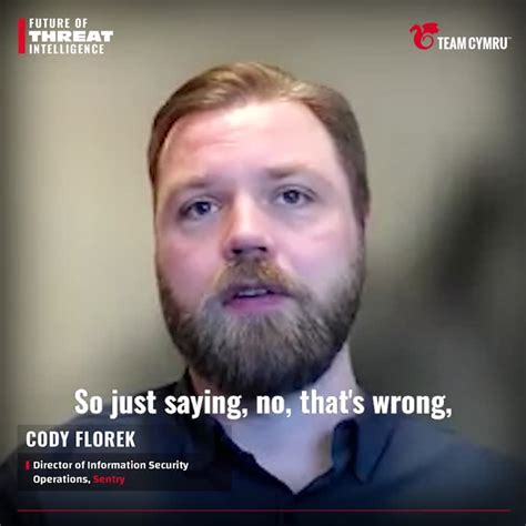 [video] Future Of Threat Intelligence Threat Modeling For Security Pros Team Cymru Posted On