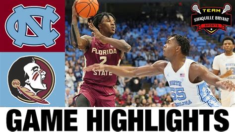 3 North Carolina Vs Florida State Highlights Ncaa Mens Basketball