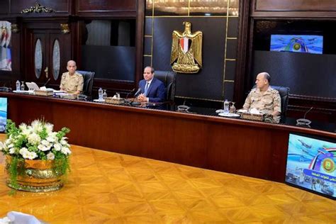السيسي يترأس اجتماع المجلس الأعلى للقوات المسلحة المصري اليوم