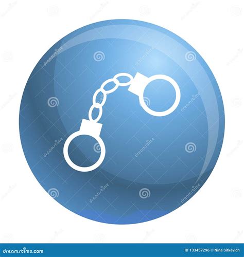 Handcuffs Icon Simple Style Stock Vector Illustration Of Enforcement Handcuff