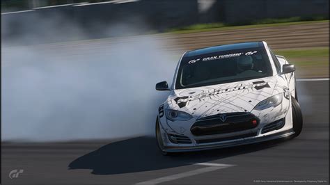 Turned A Tesla Into A Proper Drift Car In Gt7 Fandom