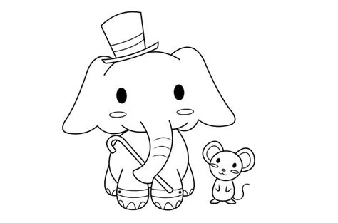 11 Contoh Sketsa Gajah Lucu Dan Mudah Broonet