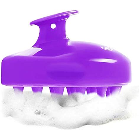Hair Scalp Massager Shampoo Brush Wet And Dry Manual Head Soft Silicone