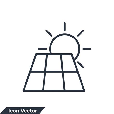 Download Solar Power Icon Logo Vector Illustration Sun Energy Solar Panels Symbol Template For