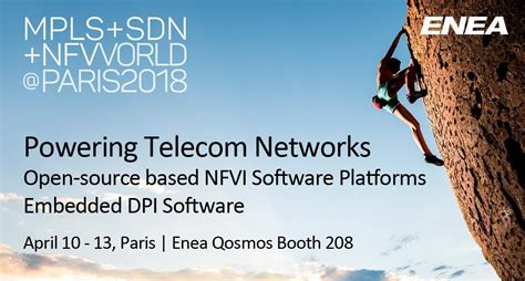 Enea Ab On Linkedin Mpls Sdn Nfv World Congress In Paris Come To The Enea Qosmos Booth 208 To…