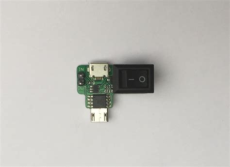 direct plug shutdown power switch with rocker for raspberry pi