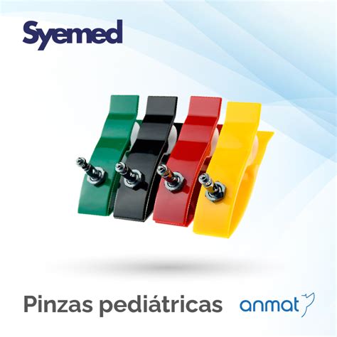 Juego De 4 Pinzas Pediátricas Para Electrocardiógrafo Syemed