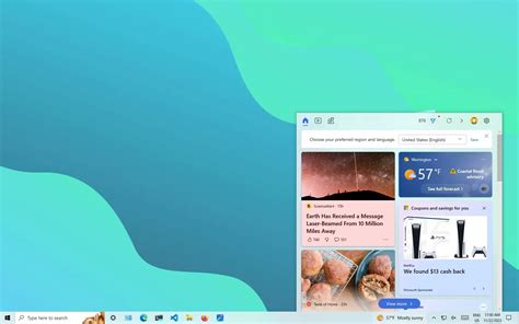How To Disable Taskbar News And Interests On Windows 10 Pureinfotech