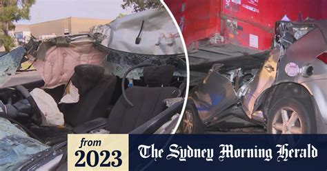 Video Alleged Disqualified Driver Escapes Injury After Crash In Sydney
