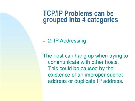 PPT Troubleshooting TCP IP PowerPoint Presentation Free Download ID