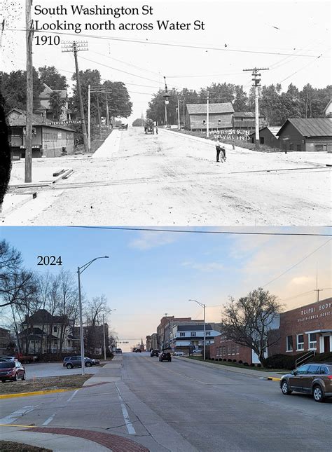 Delphi Then And Now South Washington St 1910