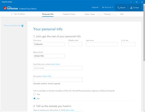 Turbotax Online Tax Return App Download Softpedia