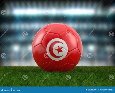 Soccer Ball Tunisia Flag Stock Illustration Illustration Of Sport
