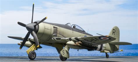 148 Airfix Hawker Sea Fury Fb 11 801 Sqdn Royal Navy Hms Glory