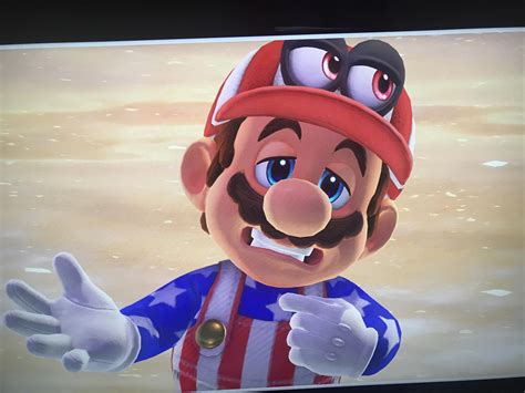 Mario Seems Upset About Something R SuperMarioOdyssey