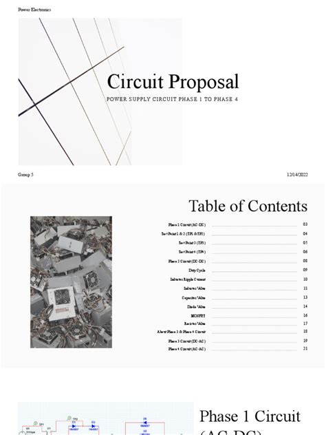 Final Circuit Proposal Pdf Rectifier Power Inverter